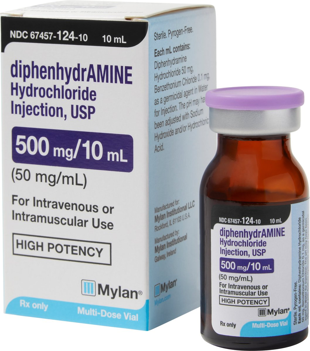 Diphenhydramine HCI Injection - 50mg/ml - Your Trusted Pet Expert